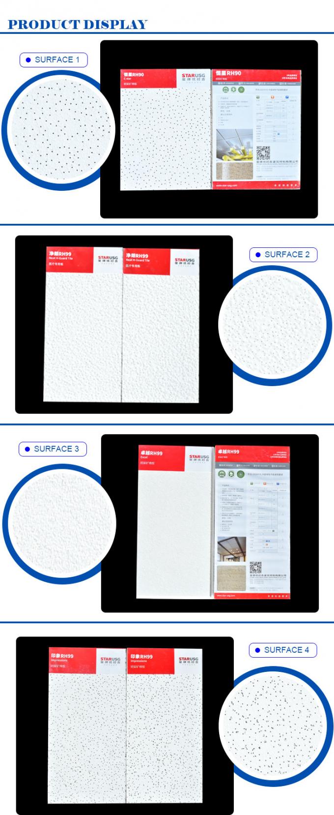 Modern Design USG BORAL False Ceiling Mineral Wool Board With Powder ...